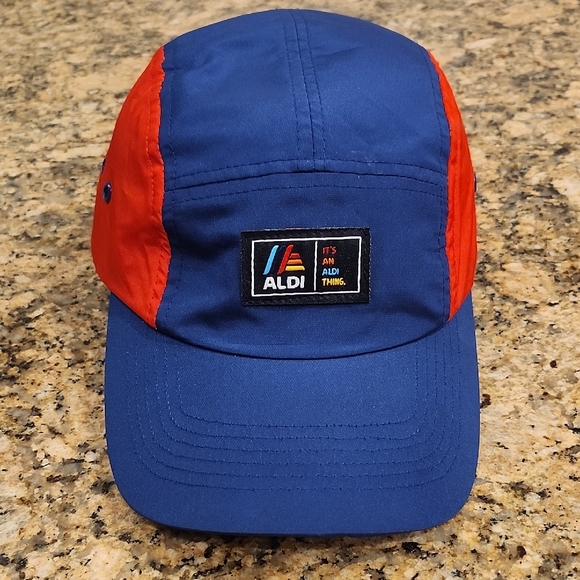 Aldi | Accessories | Aldi Blue And Red Mens Cap | Poshmark